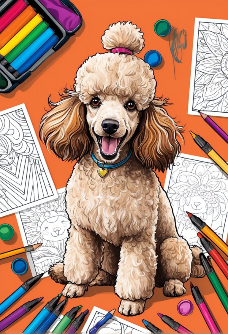 Poodle Coloring Pages Free Printable: Enjoy Creative Fun With These ...